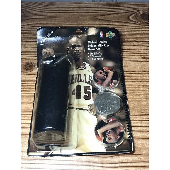 NBA | Toys | Michael Jordan Deluxe Milk Cap Game Set Pogs New | Poshmark